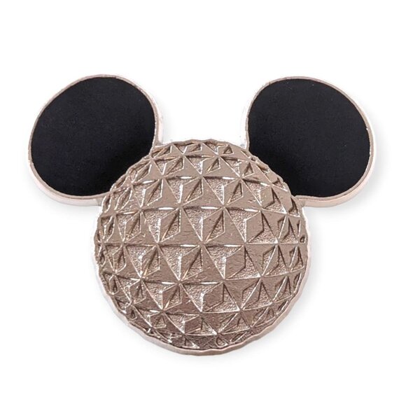 Disney | Jewelry | Epcot Disney Pin Spaceship Earth Mickey Icon | Poshmark